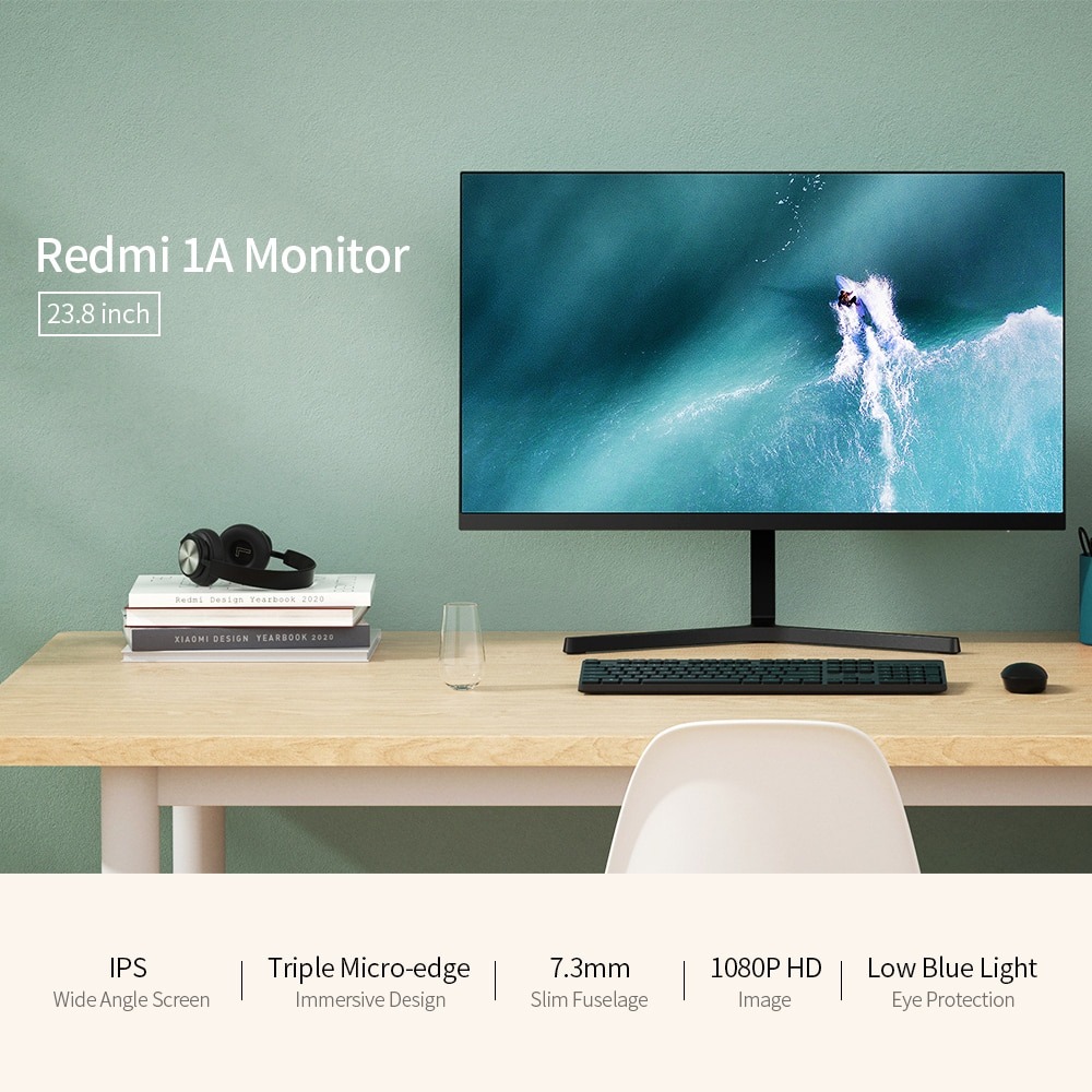 Xiaomi Redmi 1A Desktop Monitor Full HD 1080P IPS 23.8 Inch ...